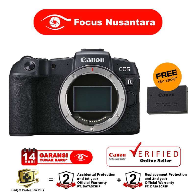 Promo Focus Nusantara - Canon Eos Rp Body Only Kamera Mirrorless ...