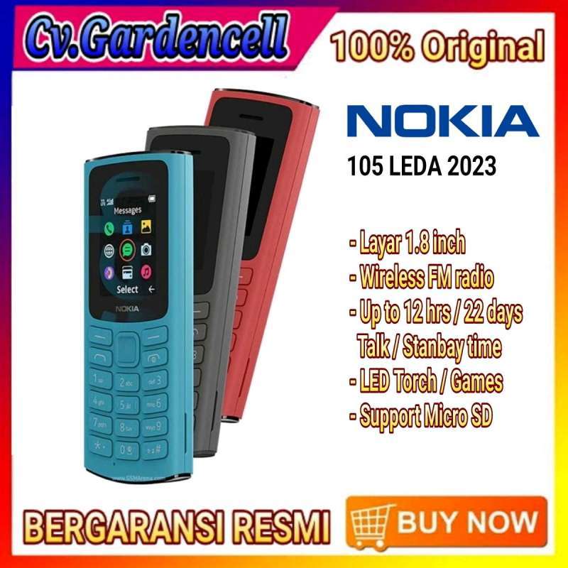 Jual Nokia 105 Leda (2023) Garansi resmi di Seller cv.gardencell - cv ...