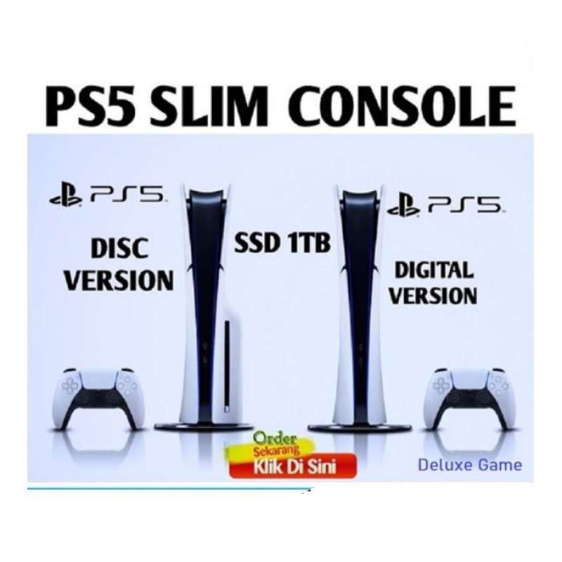 Promo Ps5 Console Slim Model / Playstation 5 Slim 1 Tb Console Disc ...