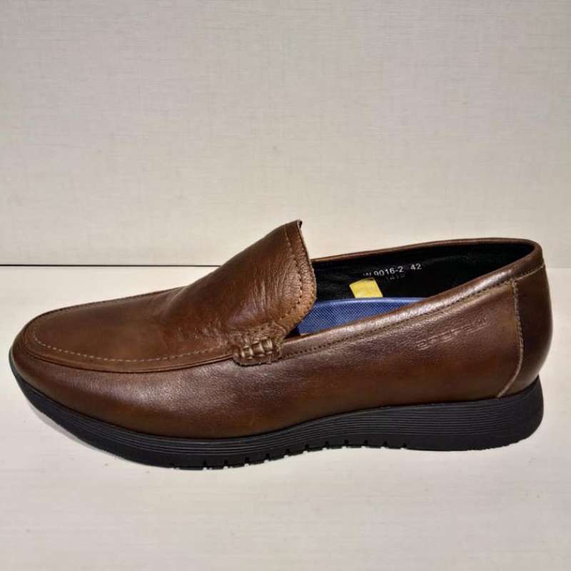 Promo Anm82 Sepatu Pria Loafer Andrew Original Slip On Kulit Diskon 15% ...