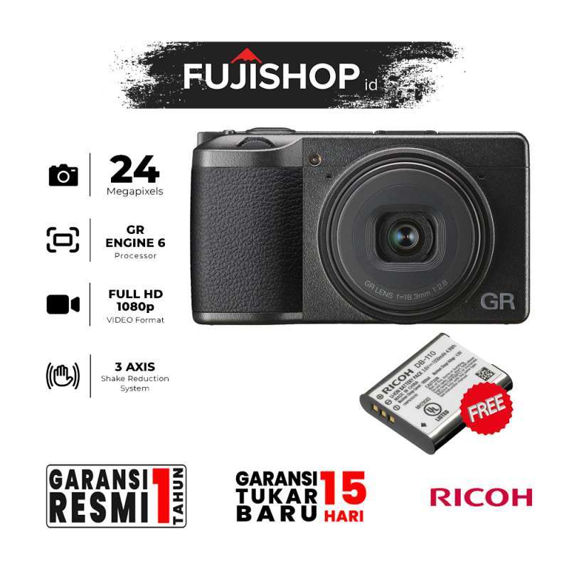 Promo Ricoh Gr Iii Digital Camera Pocket Camera Garansi Resmi Diskon 6% ...