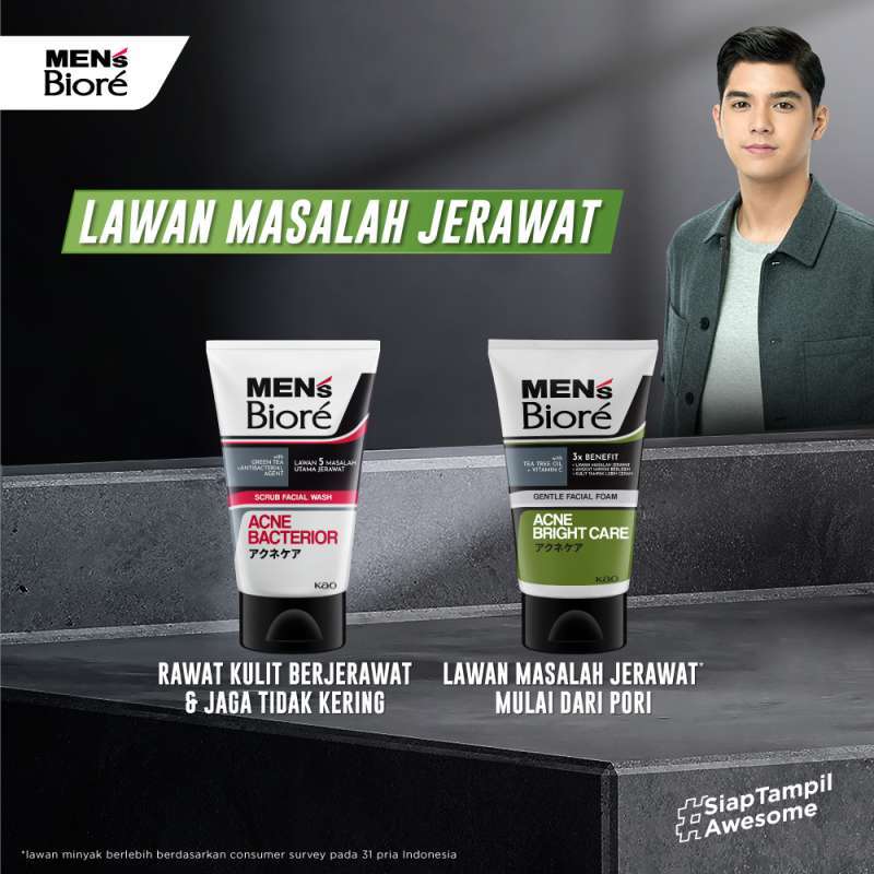 Promo Biore Acne Bright Care Facial Foam Non-scrub [100 G] Diskon 28% ...
