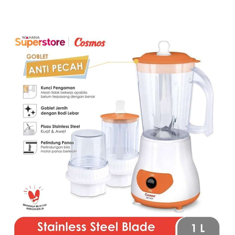 Promo Cosmos Cb-172p Blender [1 L] Diskon 19% Di Seller Wahana Super ...