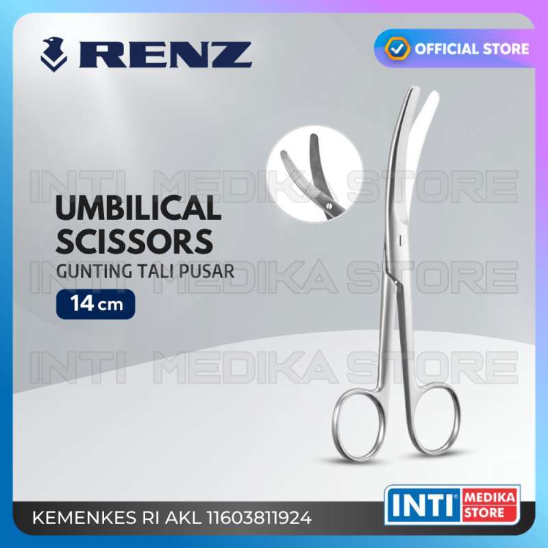 Jual RENZ - Gunting Tali Pusar / Pusat 14cm | Busch Umbilical Scissors ...