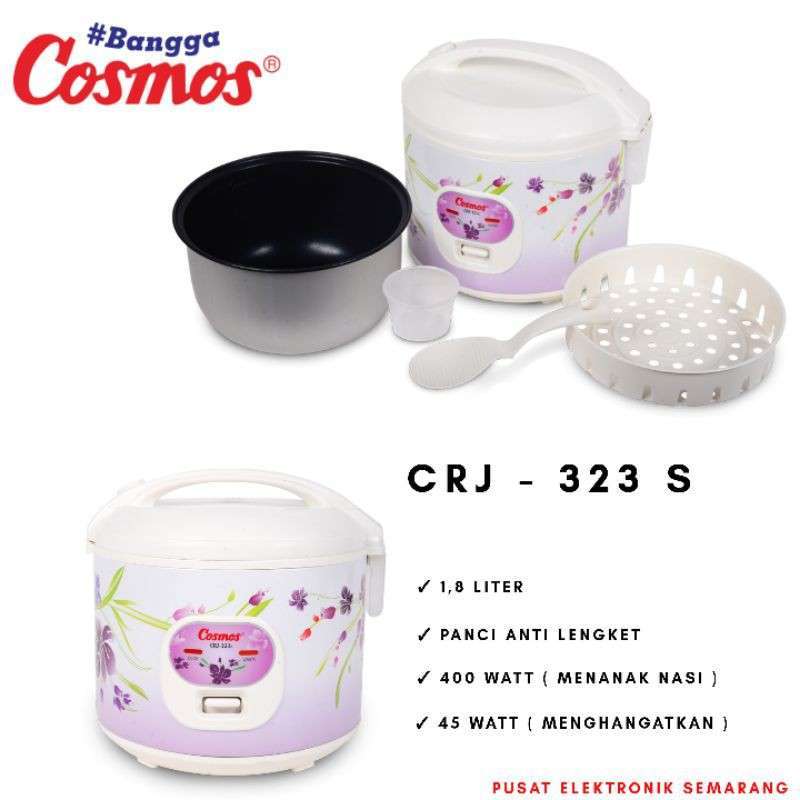 Promo Cosmos Crj-323s Rice Cooker [1.8 L] Diskon 9% Di Seller Citra ...