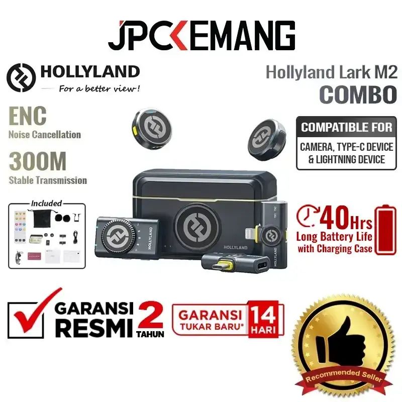 Promo Jpc Kemang Hollyland Lark M2 Combo Type C Lightning Mini Combo ...