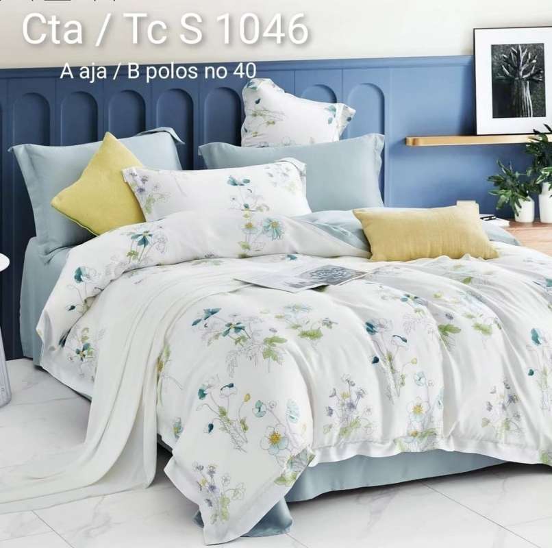 Jual (free Karet Anti Geser) Seprei Tencel 60s 95 Super Cantik Dan ...