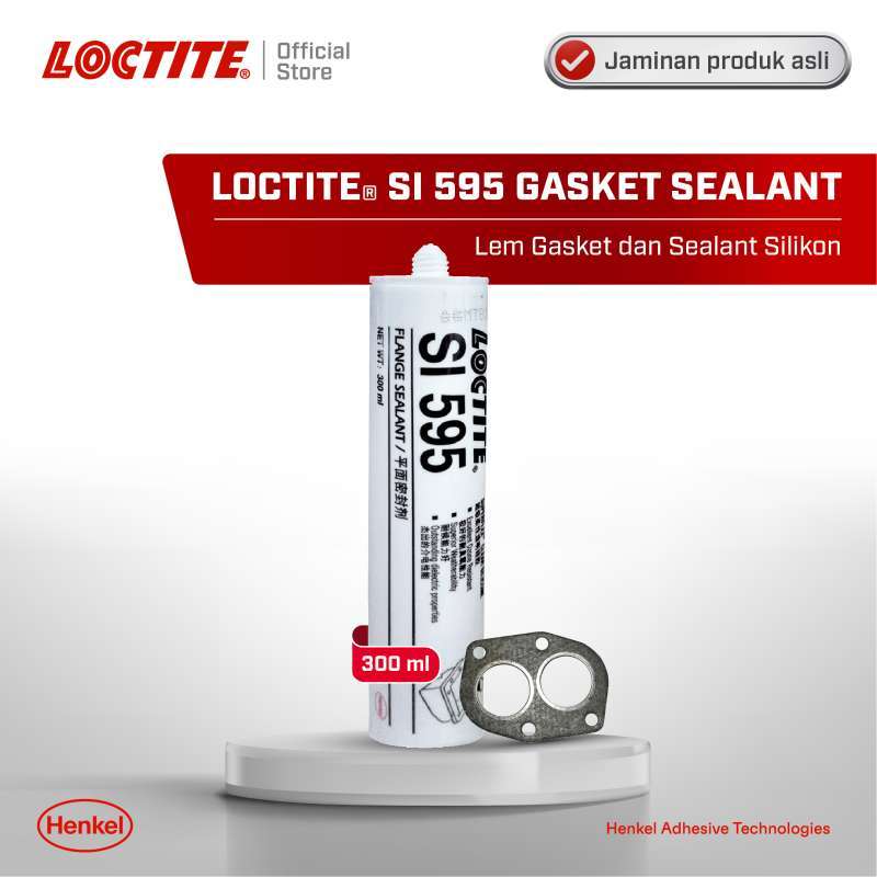 Promo Henkel Loctite Si 595 Silicone Gasket Sealant Lem Silikon Bening ...