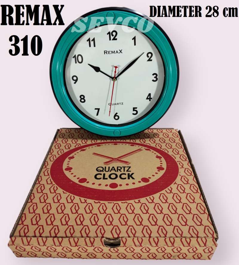 Jual Remax Jam Dinding Bulat Quartz 320, 310 Sedang / Jam Dinding Polos ...