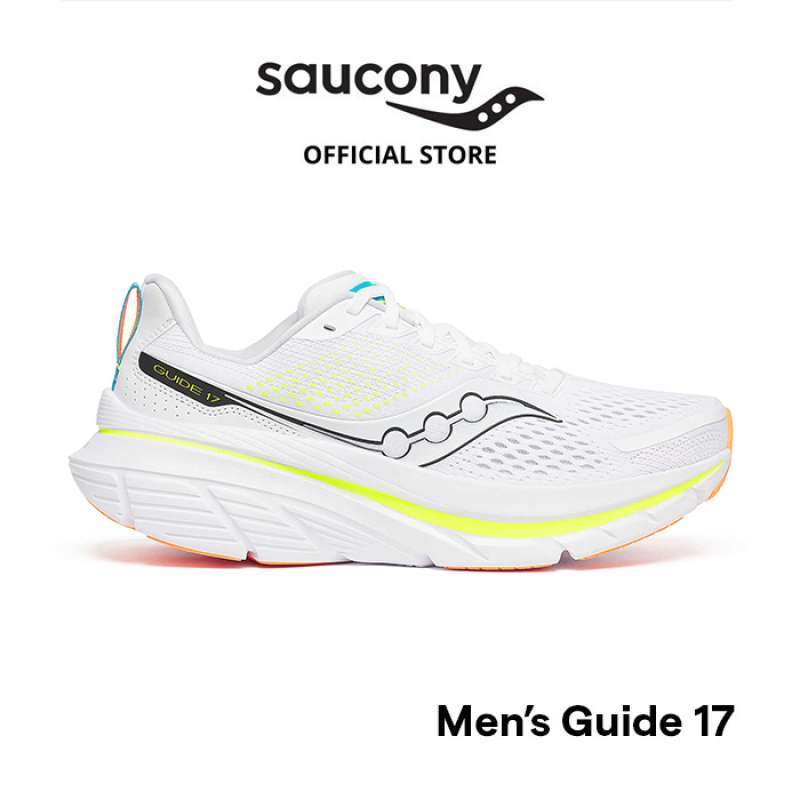 Promo Sepatu Lari Pria Saucony Shoes Guide 17 Men - Black/shadow 44.5 ...