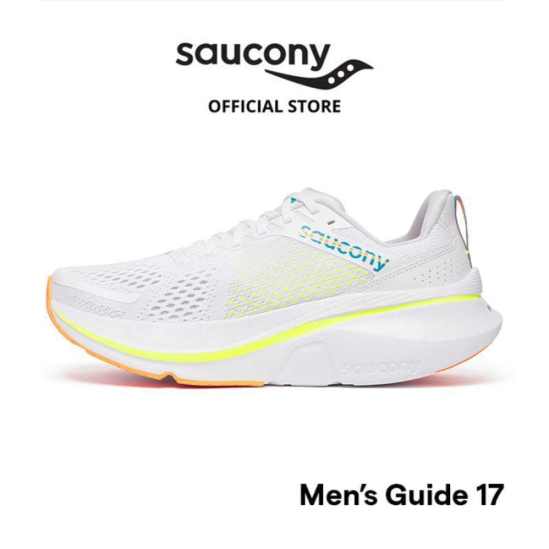 Promo Sepatu Lari Pria Saucony Shoes Guide 17 Men - Black/shadow 44.5 ...