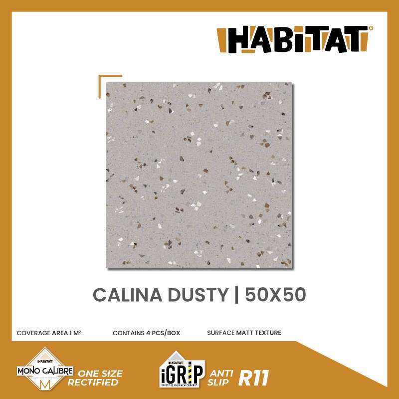 Jual Milantiles - Habitat Calina Dusty 50x50 Keramik Lantai Kesat Di ...