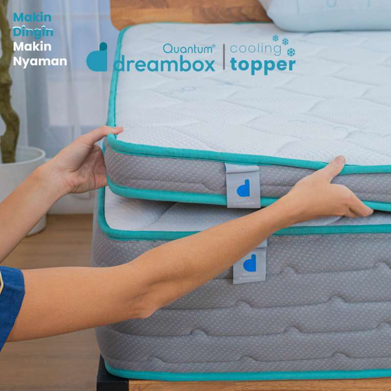 Promo Quantum Dreambox Cooling Topper Aircool / Topper Kasur Dingin ...