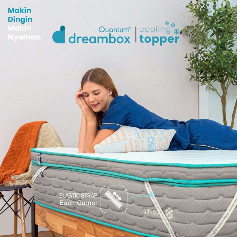 Promo Quantum Dreambox Cooling Topper Aircool / Topper Kasur Dingin ...