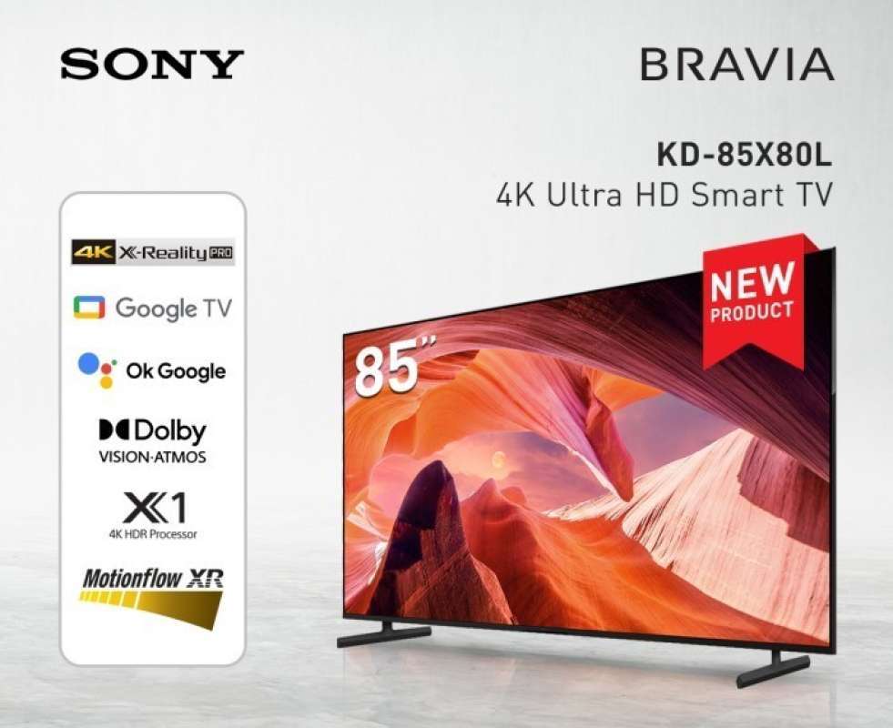 Jual SONY KD-85X80L LED 4K HDR GOOGLE TV 85 INCH di Seller UFO ...