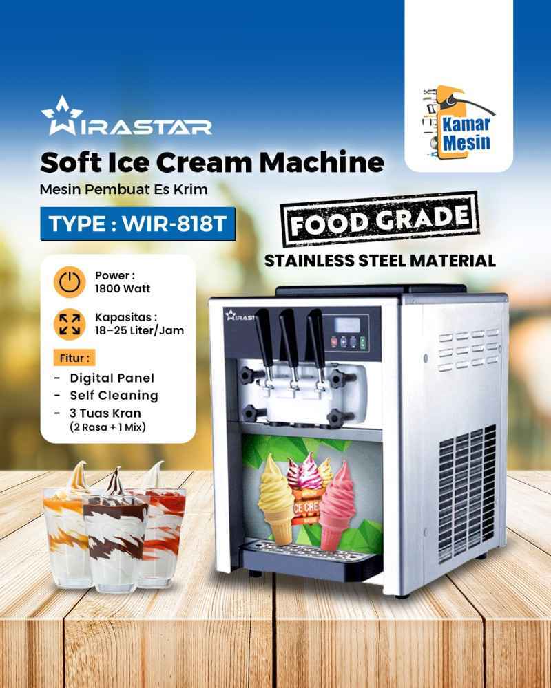 Jual Mesin Soft Ice Cream 3 Rasa Wirastar Original, Murah & Diskon Juni ...