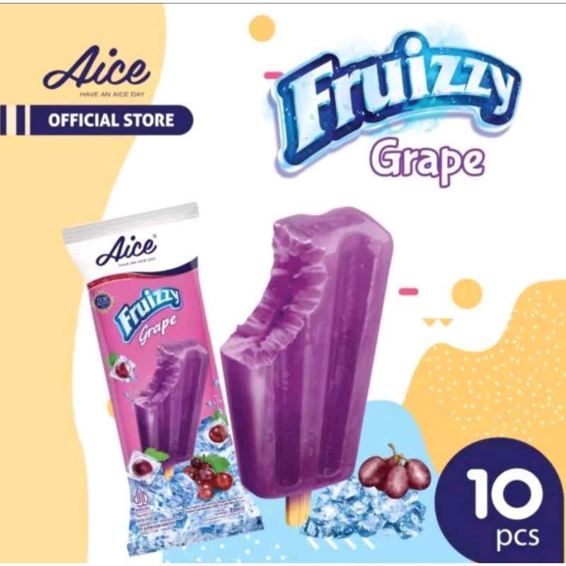 Jual Es Krim Aice Fruizzy Grape 75ml Isi 10 Pcs Di Seller Cherry ... Jual Es Krim Aice Fruizzy Grape 75ml Isi 10 Pcs Di Seller Cherry ...