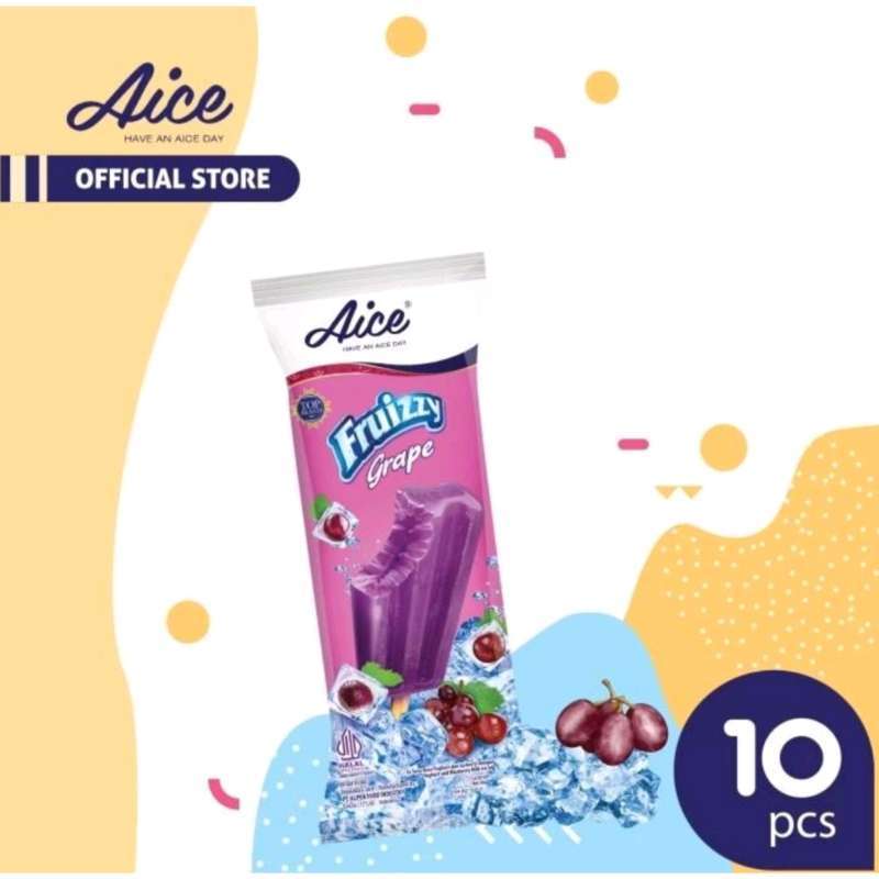 Jual Es Krim Aice Fruizzy Grape 75ml Isi 10 Pcs Di Seller Cherry ... Jual Es Krim Aice Fruizzy Grape 75ml Isi 10 Pcs Di Seller Cherry ...