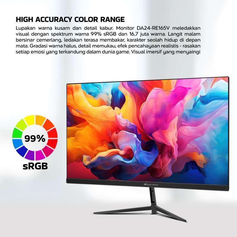 Promo Monitor Led Digital Alliance 24 Inch 1080p Fhd Ips 165hz 1ms ...