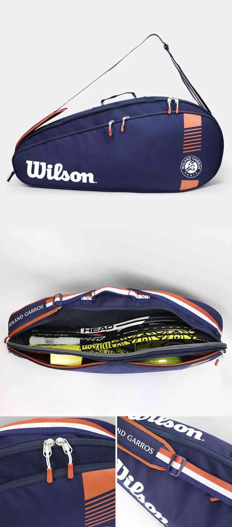 Jual Wilson Roland Garros Tennis Duffle Bag 3-6r French Open Tour ...