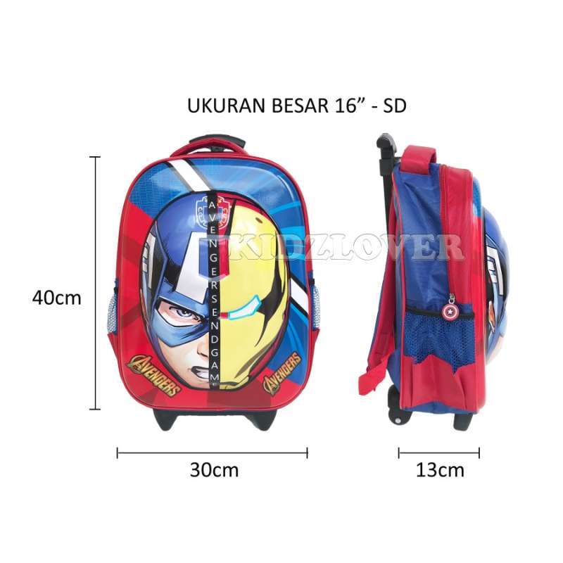 Promo Tas 3D Timbul Koper Ransel Anak Sekolah - TK Tas Trolley ...