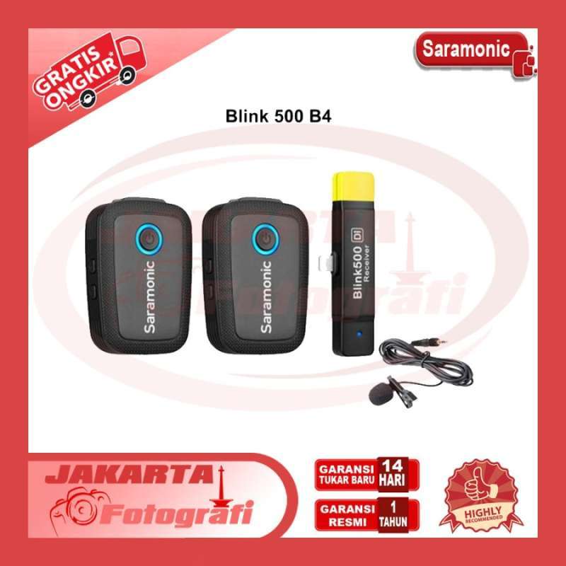Promo Saramonic Blink 500 B4 Wireless Omni Lavalier Microphone [2 4 Ghz