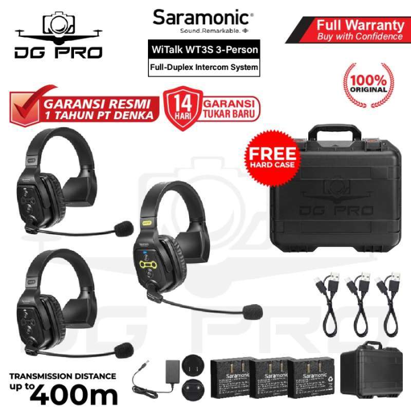 Jual Saramonic Witalk Wt3s 3-person Full-duplex Intercom System Wt 3s ...