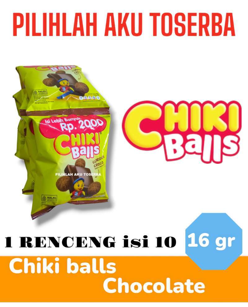 Promo CHIKI BALLS CHOCOLATE / COKLAT RENCENG - ( HARGA 1 RENCENG ...