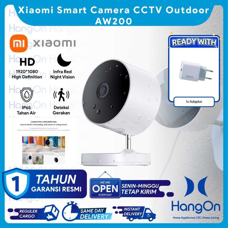 Promo Xiaomi Aw200 Smart Camera Cctv Outdoor 1080p Ip65 Ip Cam Two Way ...