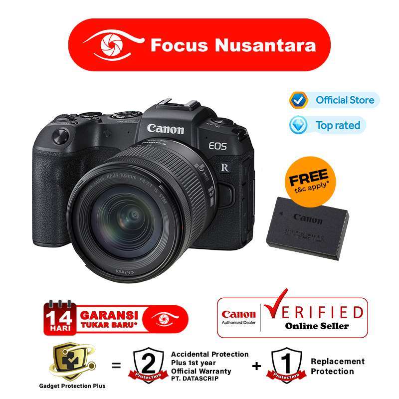Promo Focus Nusantara - Canon Digital Eos Rp With Lens 24-105mm Stm ...