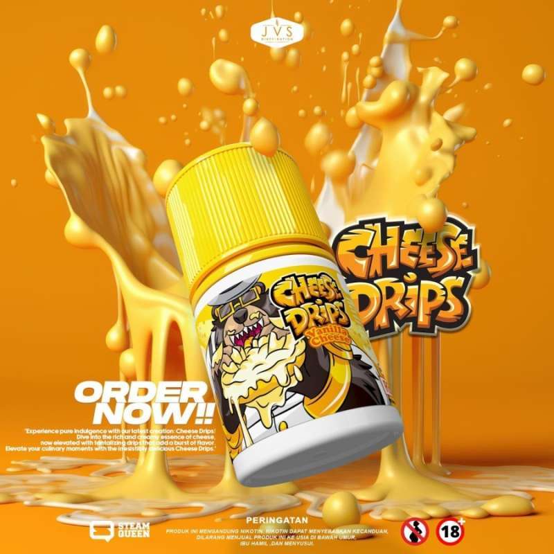 Jual Cheese Drips Vanilla Cheese 60ML by JVS x Steam Queen - Liquid ...