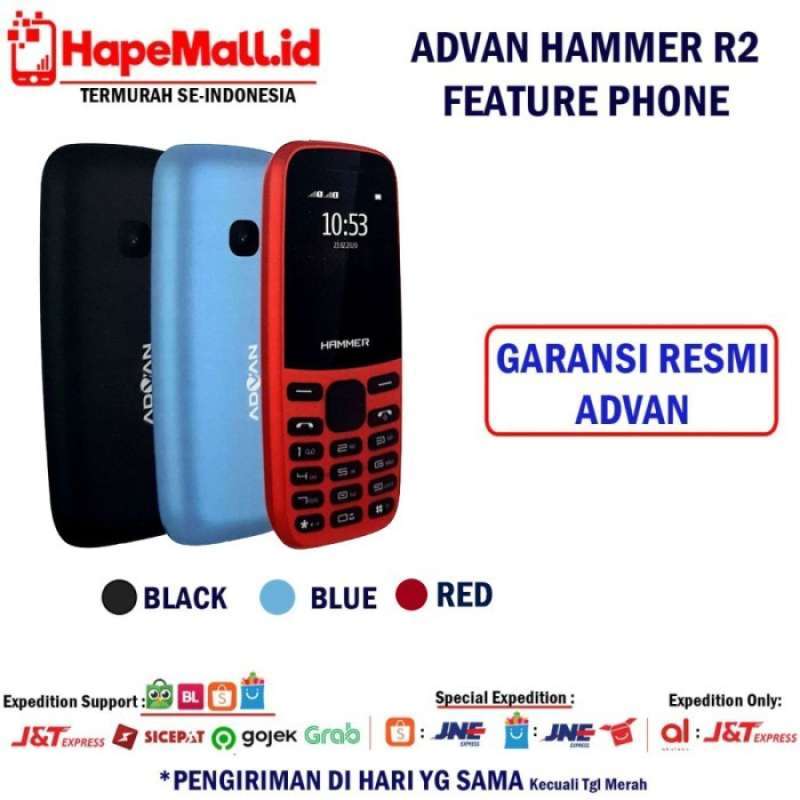 Promo Advan Hammer R2 Feature Phone Garansi Resmi 1 Tahun Diskon 26% Di Seller Hapemall Official ...