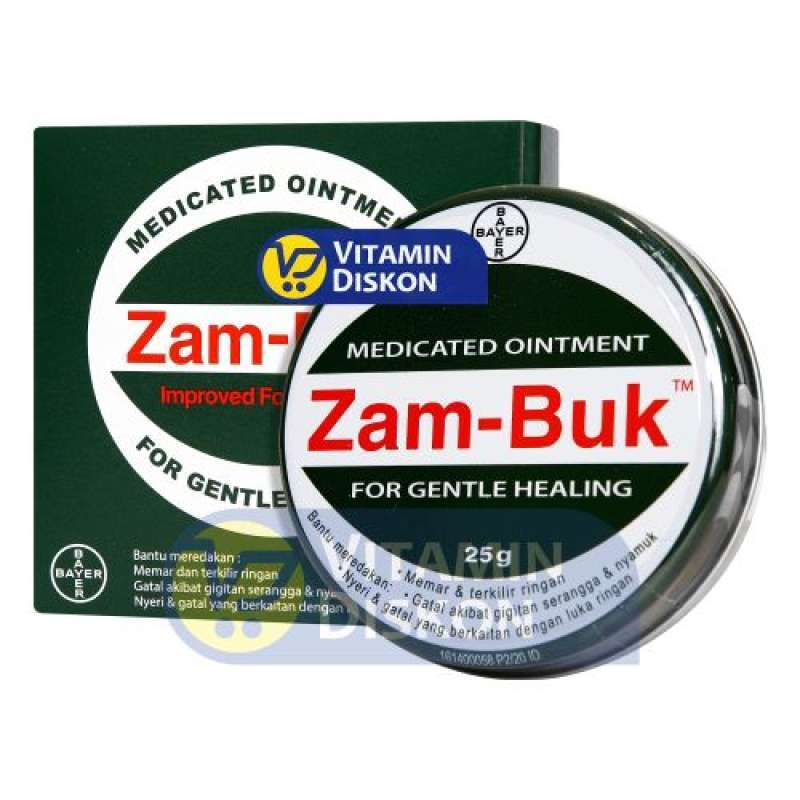 Promo ZAMBUK MEDICATED OINTMENT FOR GENTLE HEALING - 8 Gr Diskon 27% di ...