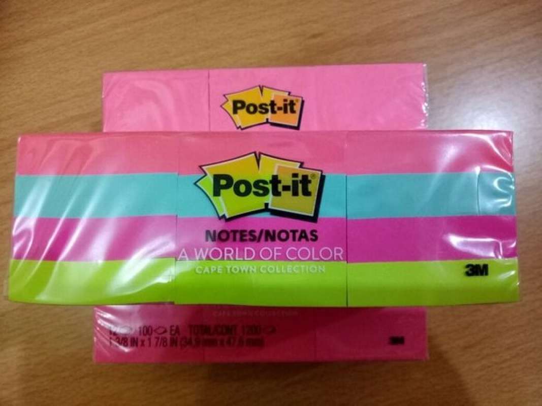 Jual Sticky Notes Post It 3m 653 Multicolour ( 1 Pcs ) Di Seller Wiki ...