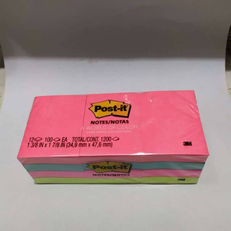 Jual Sticky Notes Post It 3m 653 Multicolour ( 1 Pcs ) Di Seller Wiki ...