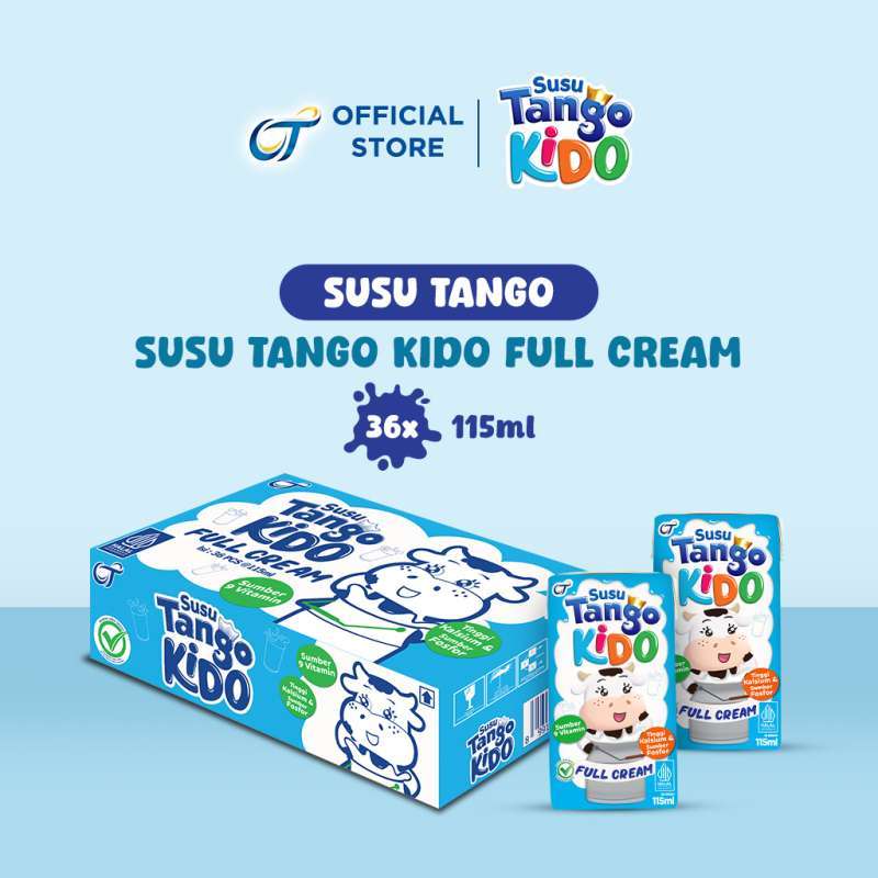Promo Susu Tango Kido Full Cream 115ml - [36 Pcs] Diskon 3% Di Seller ...