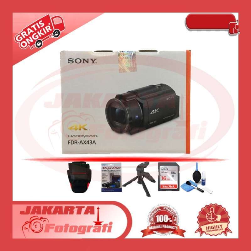 Jual Sony Fdr-ax43a Ultra Hd 4k Handycam Camcorder Uhd Sony Ax 43a Ax43 ...
