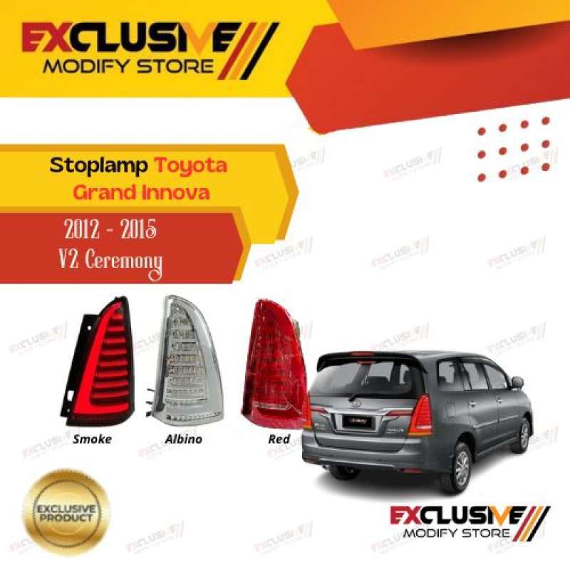 Jual Toyota Grand Innova Stoplamp V2 Ceremony 2009 - 2015 Sequential ...