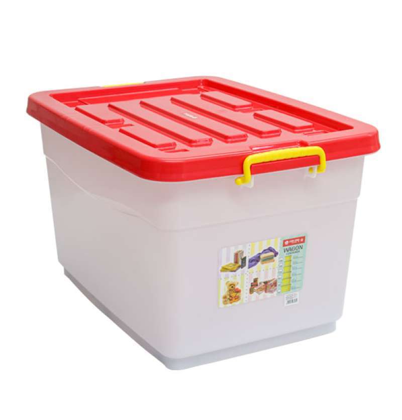 Promo Lion Star Wagon Tempat Penyimpanan / Container 125 Ltr / Liter ...
