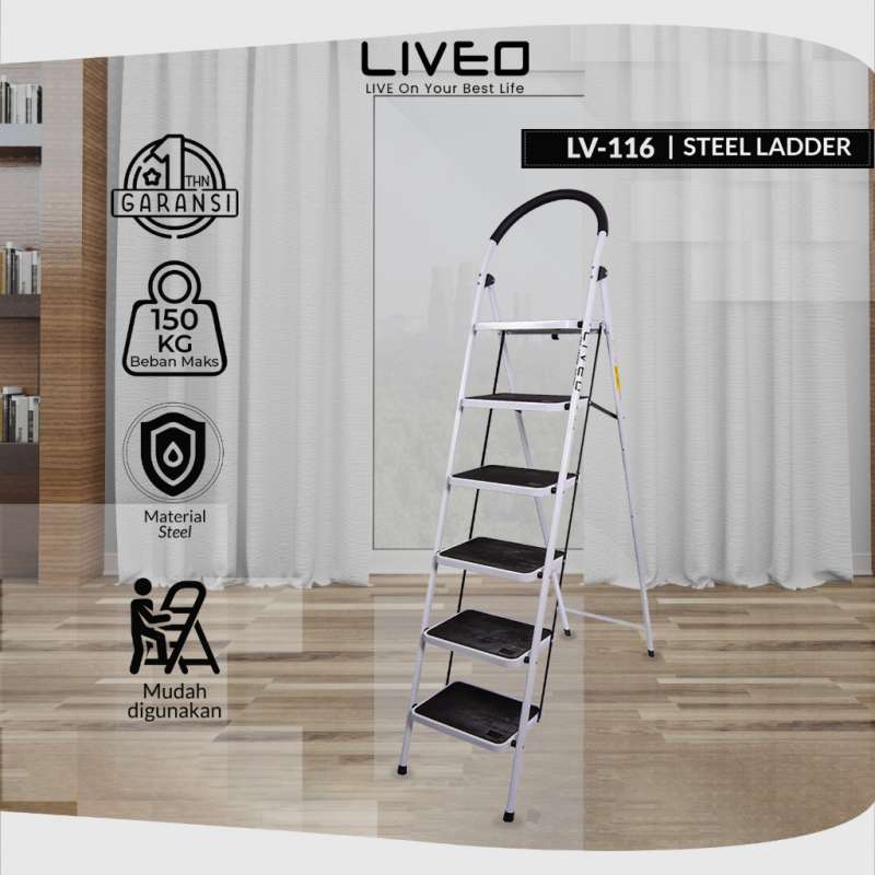 Jual Tangga Lipat Step Ladeer Original Murah - Harga Diskon Februari ...