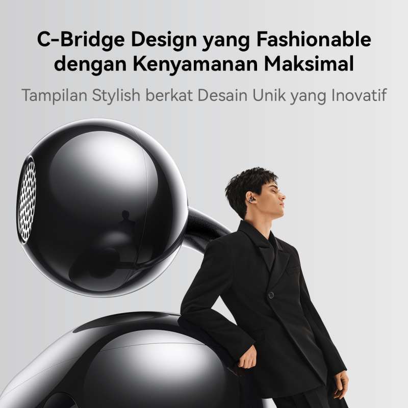 Promo Huawei Freeclip Open-ear Tws Earphone | Fashionable C-bridge ...