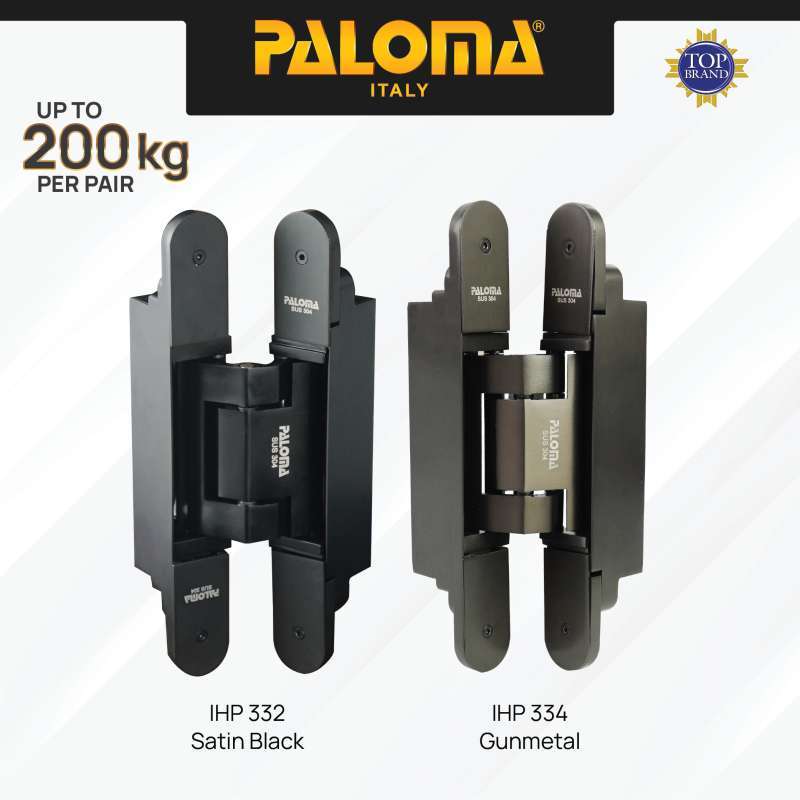 Promo Paloma Engsel Tanam Invisible Concealed Hinge Pintu Jendela Ihp ...