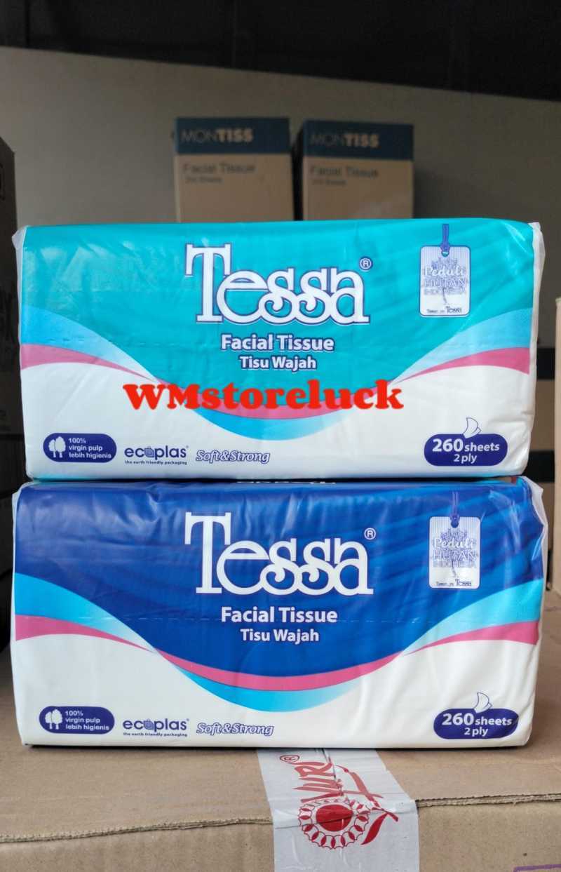 Promo Tessa Facial Tissu Soft & Strong 260 Sheet/tisu Wajah Tesa Tp-02 ...