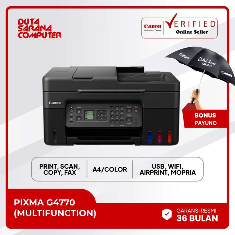 Jual Printer Canon Pixma G4770 G 4770 All In One Fax Wifi Adf Di Seller ...