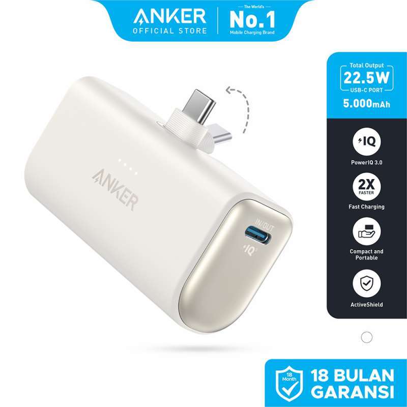 Promo Powerbank Anker Nano 5000 Mah - 22,5w +type C Diskon 43% Di Seller Anker Indonesia ...
