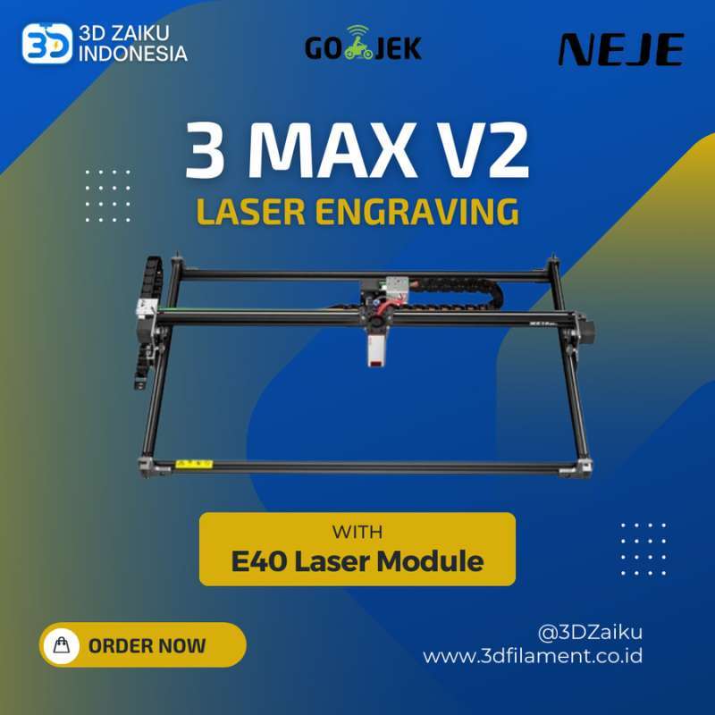 Jual Neje 3 Max V2 E40 High Power Laser Engraving Machine With App ...