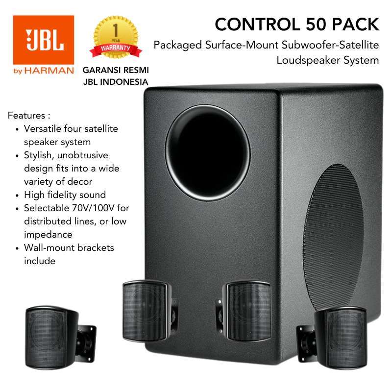 Jual Speaker Jbl Control 50 Pack Control-50-pack Control 50-pack ...