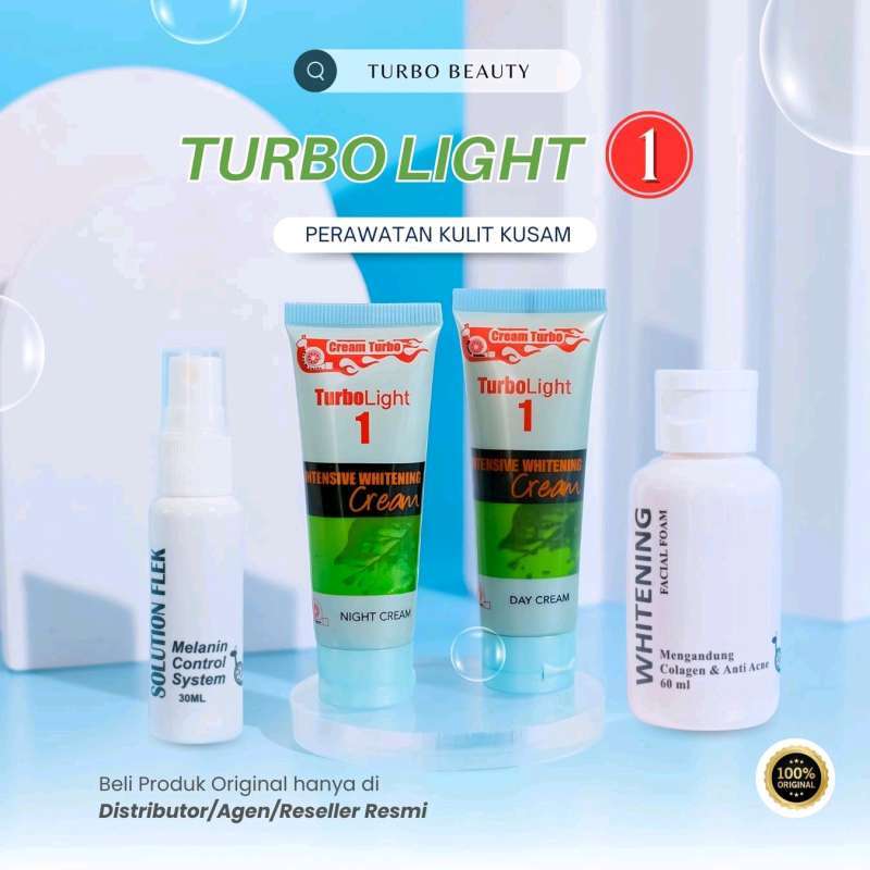 Promo Cream Turbo 1 Untuk Kulit Normal Atau Kering Dan Flek Hitam - T1 ...