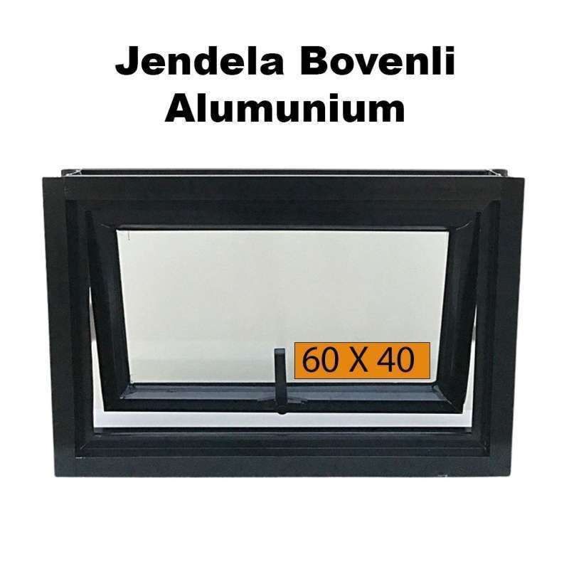 Promo Jendela Bovenli Alumunium Warna Hitam (alumunium Window) - 60 X ...