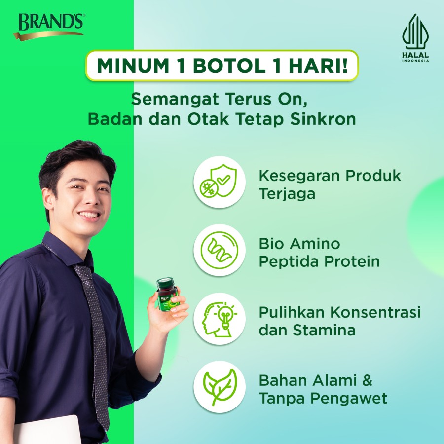 Promo Brand's Saripati Ayam Original [70 Gr X 6 Botol] Diskon 7% Di ...